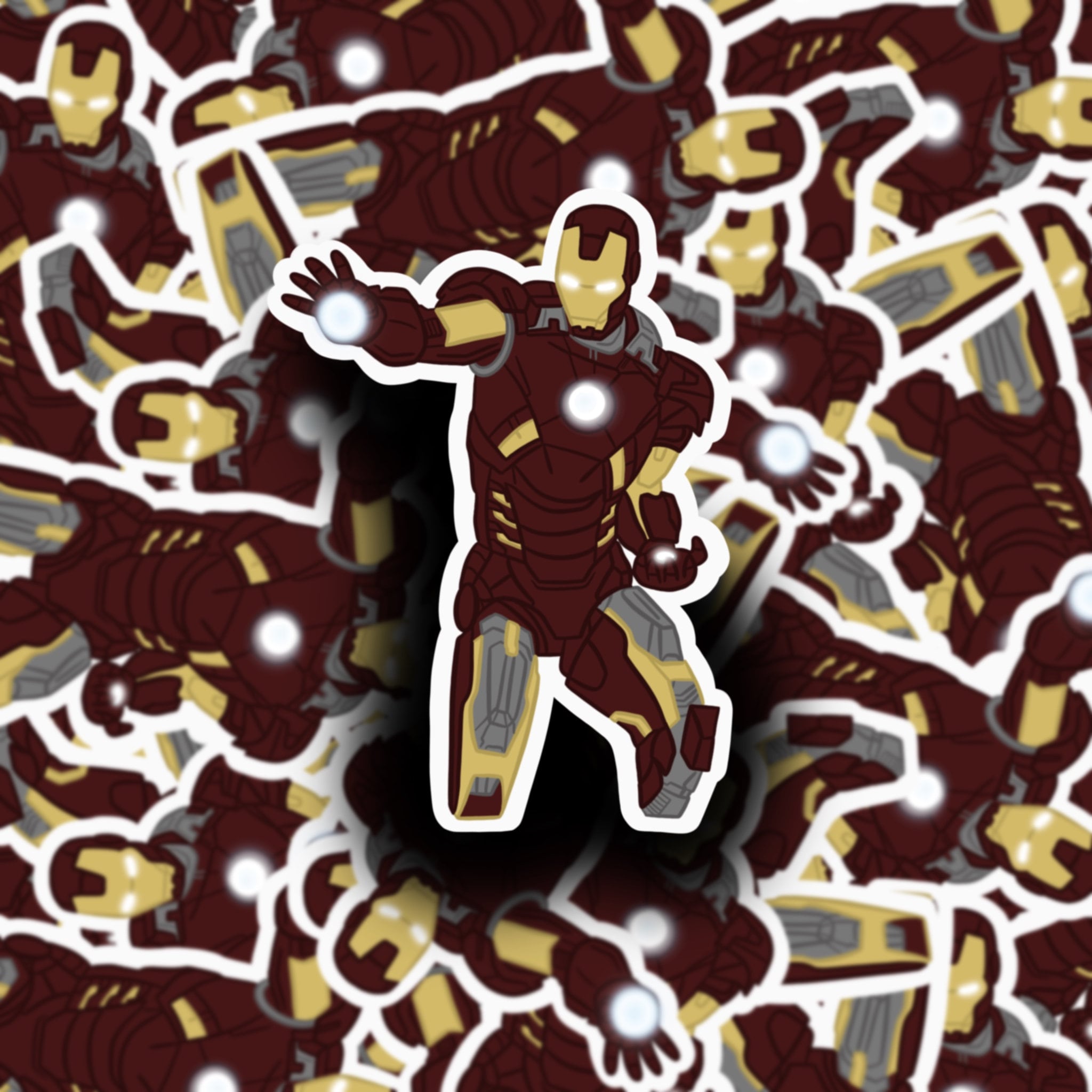 Iron Man Sticker Pack - Etsy