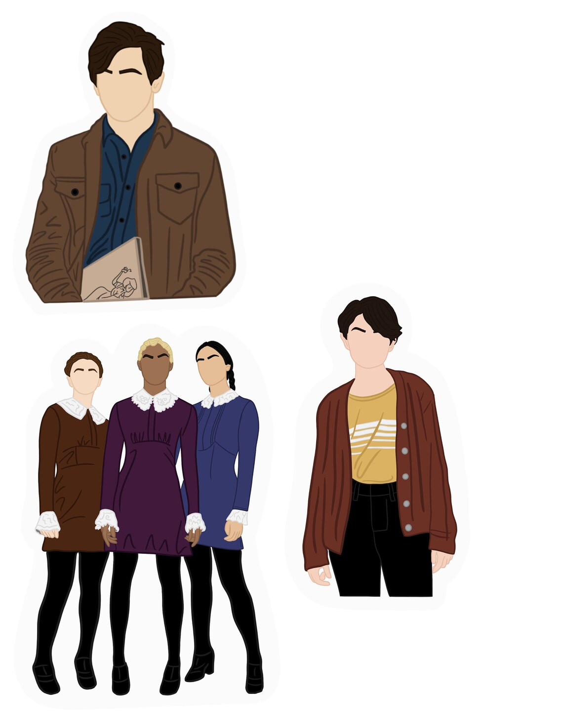 The Chilling Adventures of Sabrina Sticker Pack - Etsy