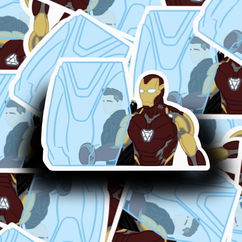 Iron Man Sticker Pack - Etsy