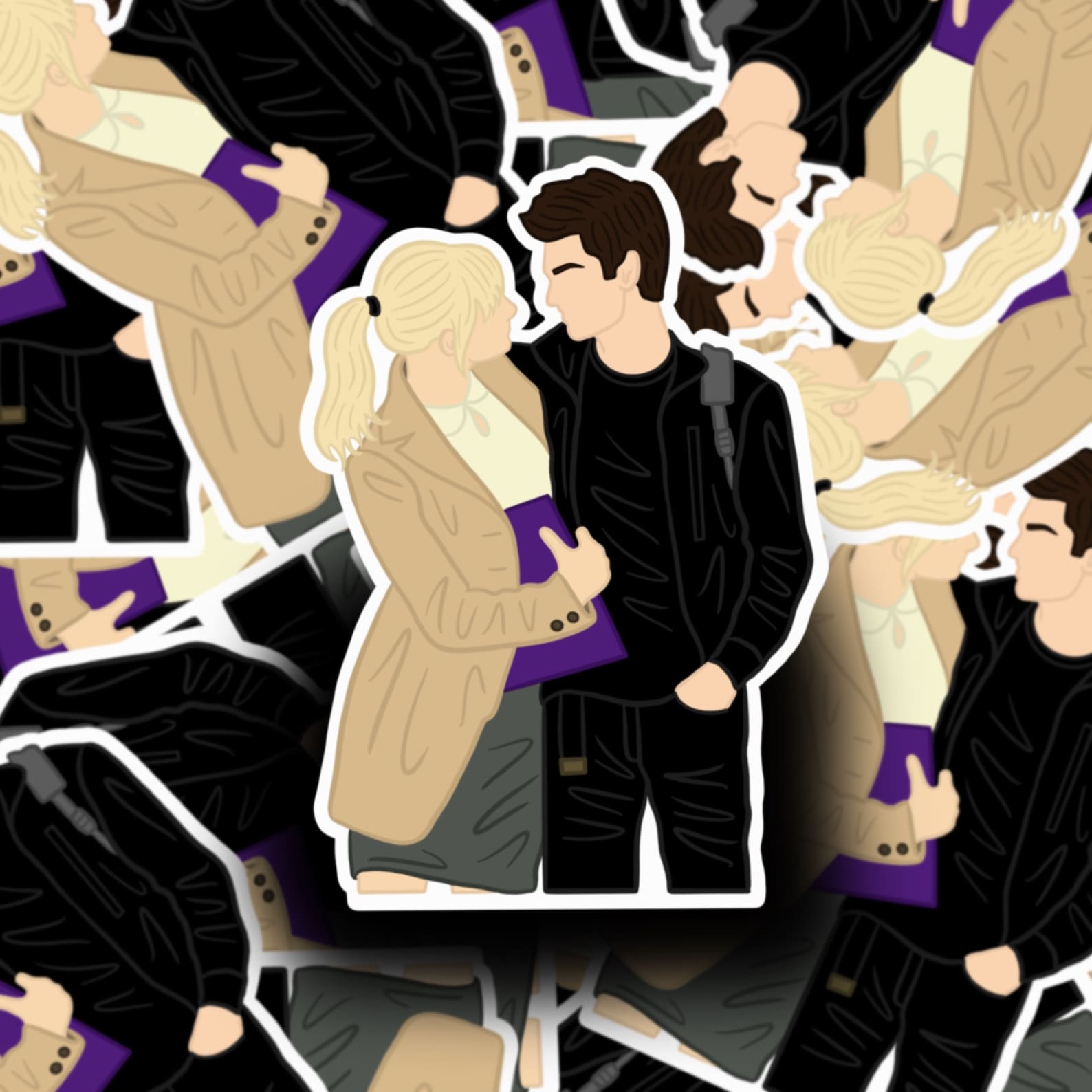Peter Parker & Gwen Stacey Sticker Pack - Etsy