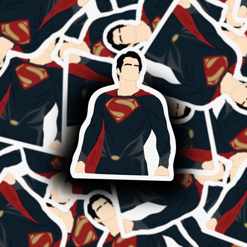 Man of Steel Sticker Pack - Etsy