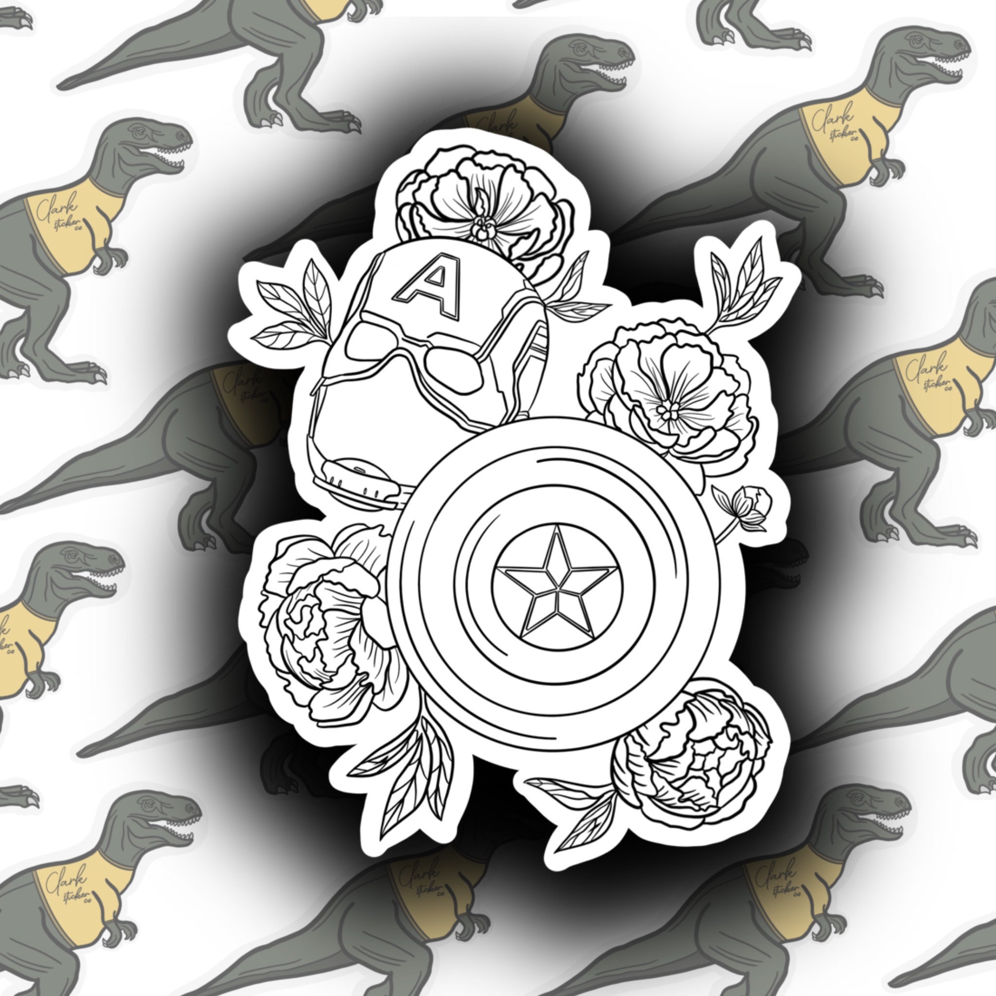 Marvel Character Sticker - Etsy