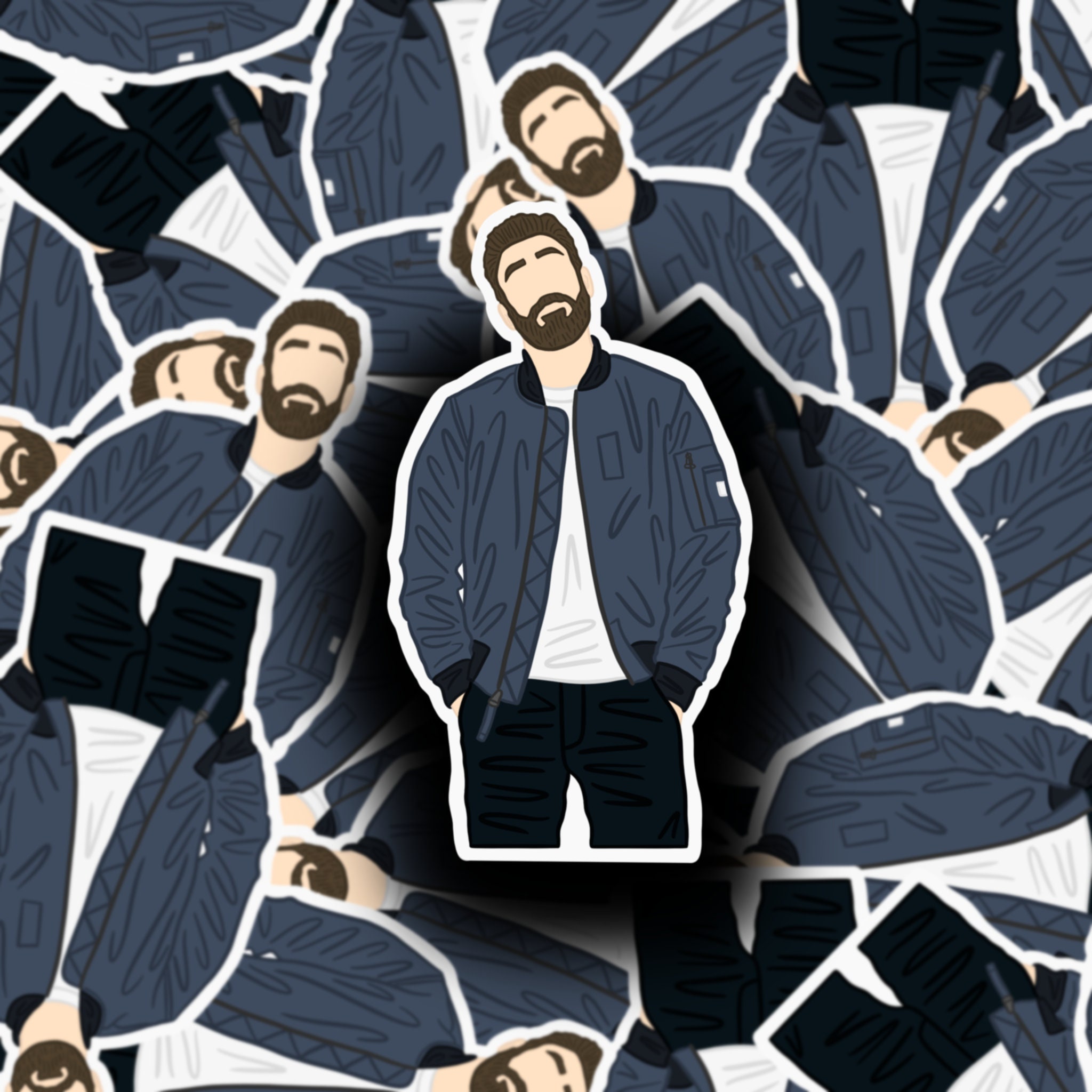 Chris Evans Sticker Pack | Etsy