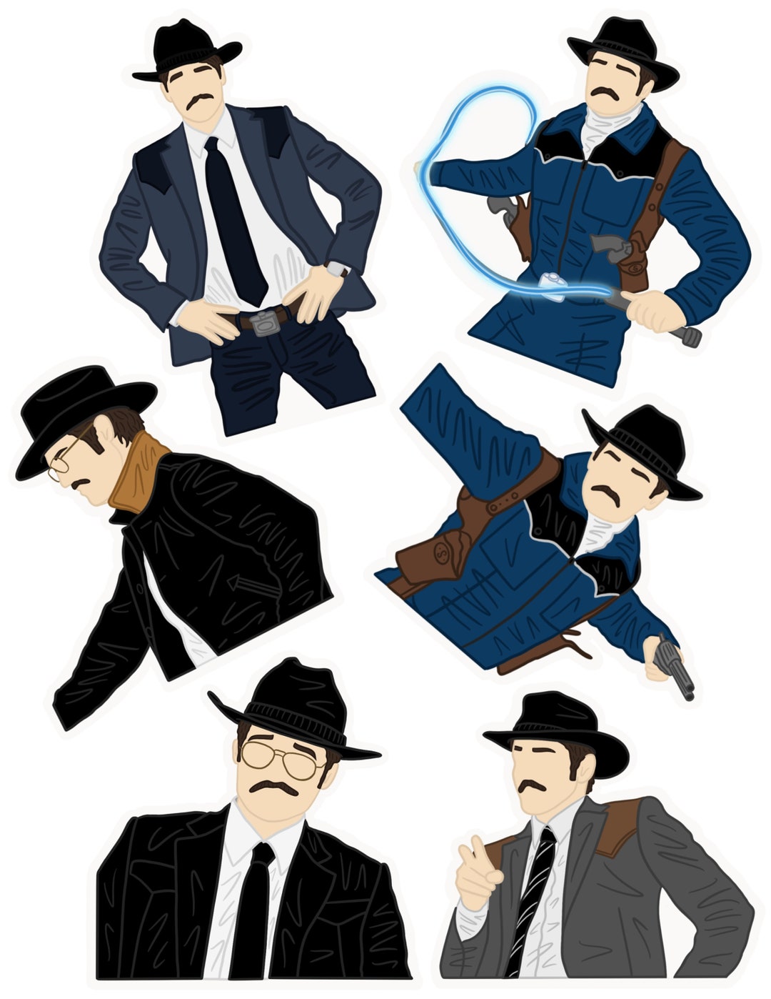Agent Whiskey Sticker Pack - Etsy