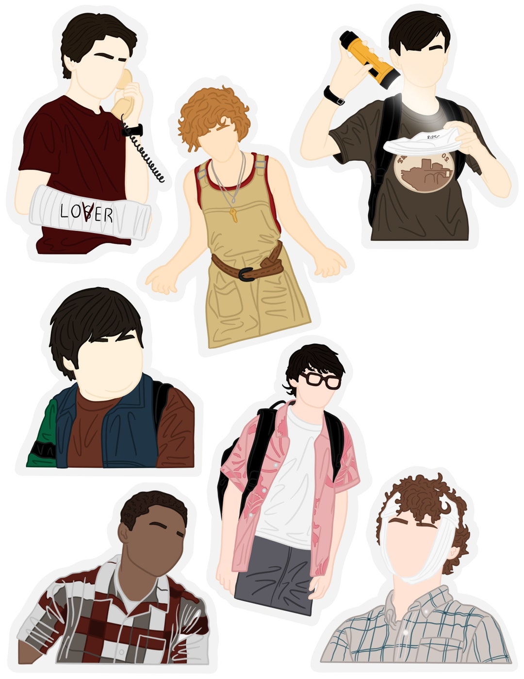 It Movie Sticker Pack - Etsy