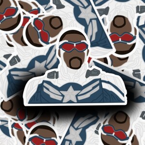Captain America Sticker Pack - Etsy
