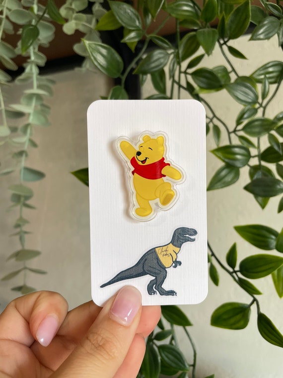 Winnie the Pooh Acrylic Pin - Etsy