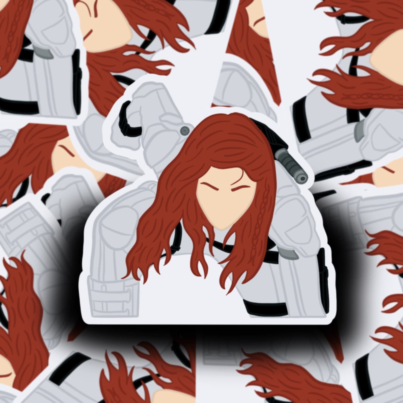 Black Widow Sticker Pack - Etsy