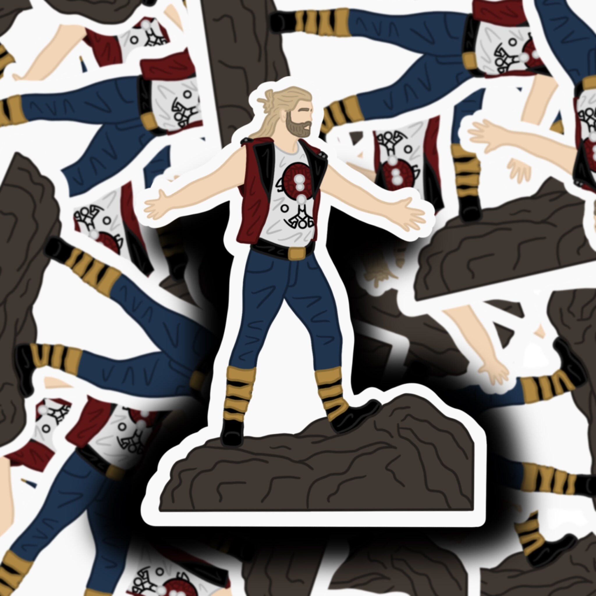 Thor Love and Thunder Trailer Sticker Pack - Etsy