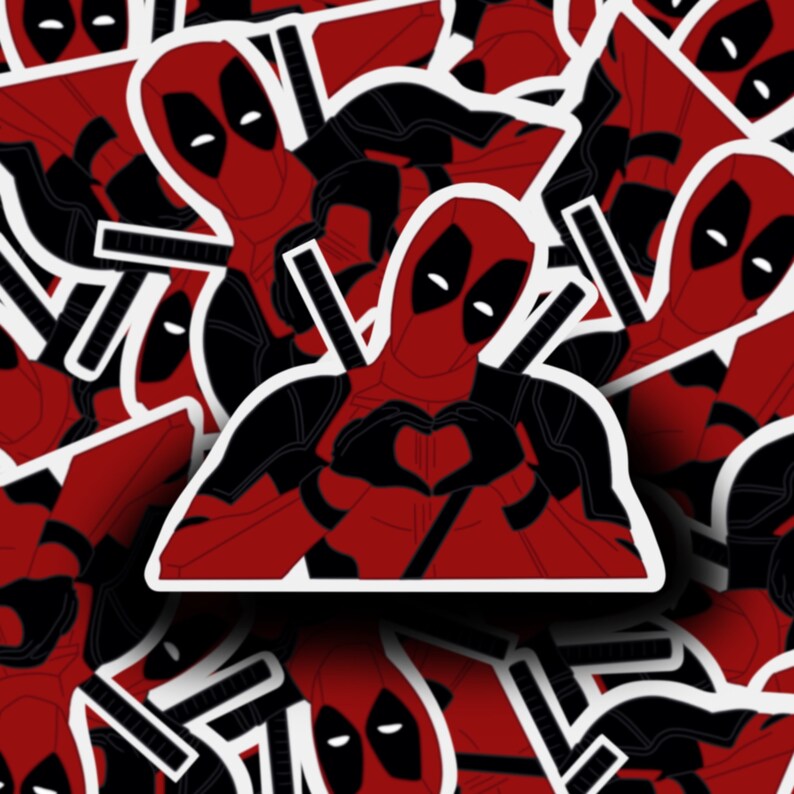 Deadpool Sticker Pack - Etsy