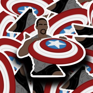 Captain America Sticker Pack - Etsy