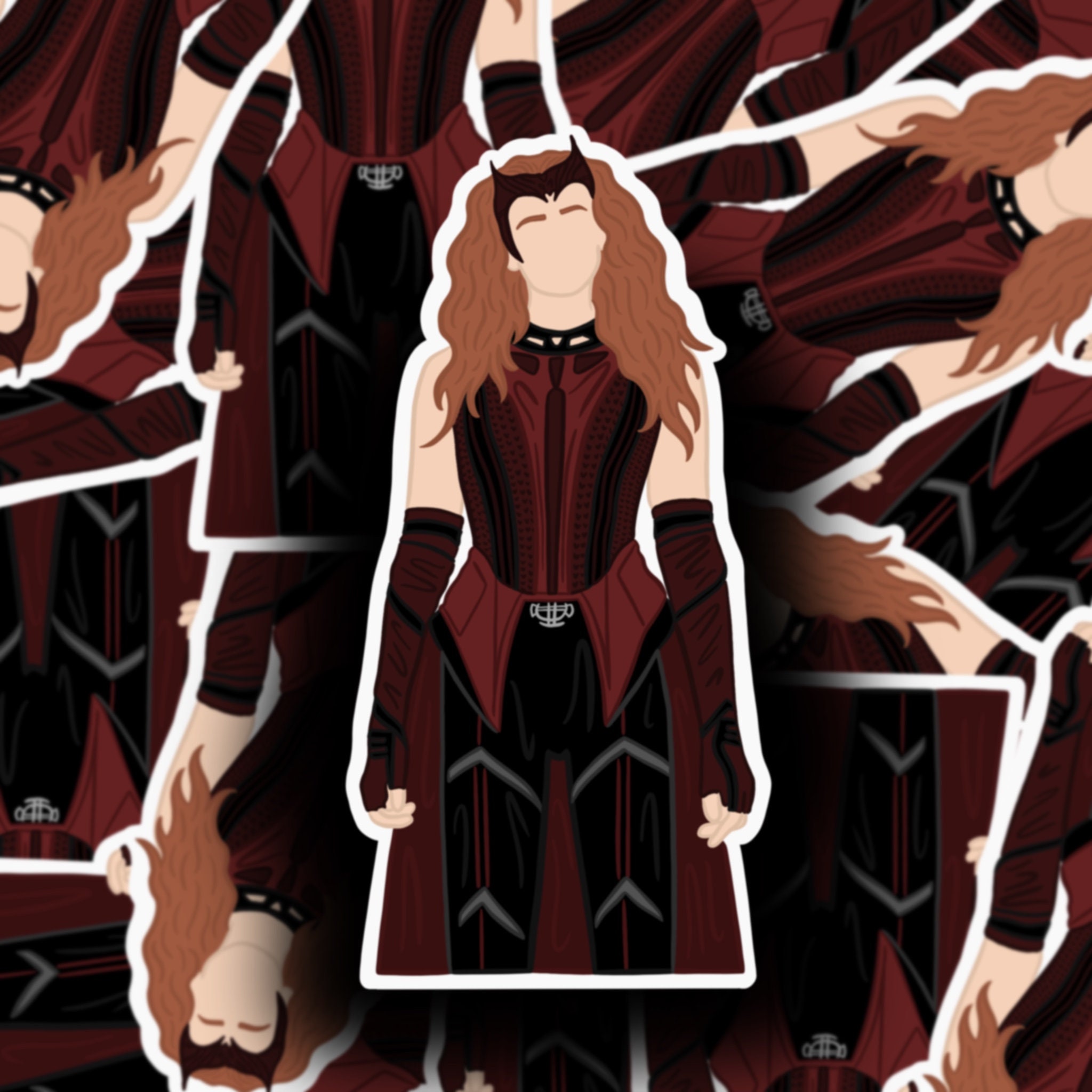 Scarlett Witch Sticker Pack - Etsy