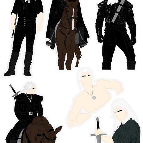 The Witcher Sticker Pack - Etsy