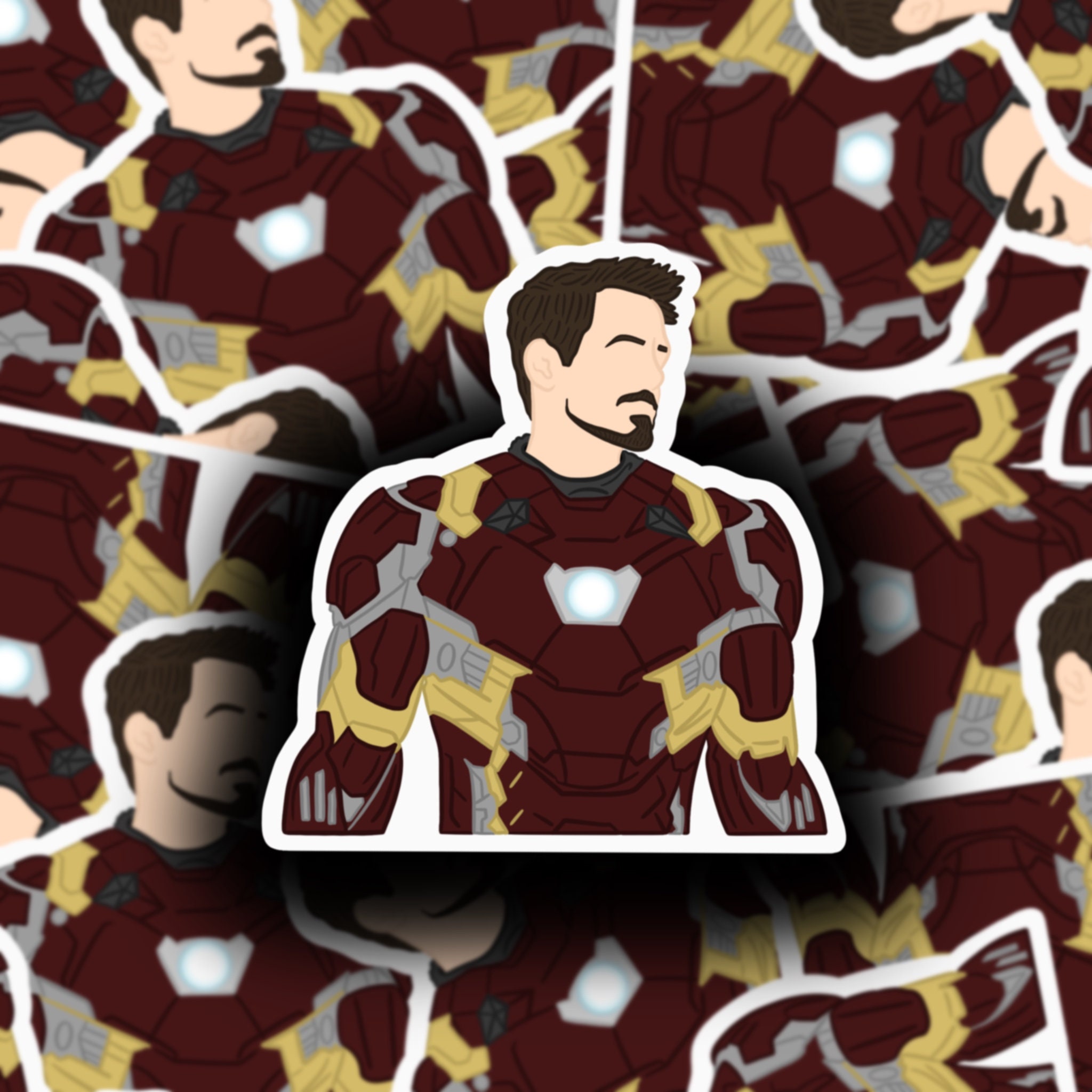 Iron Man Sticker Pack - Etsy