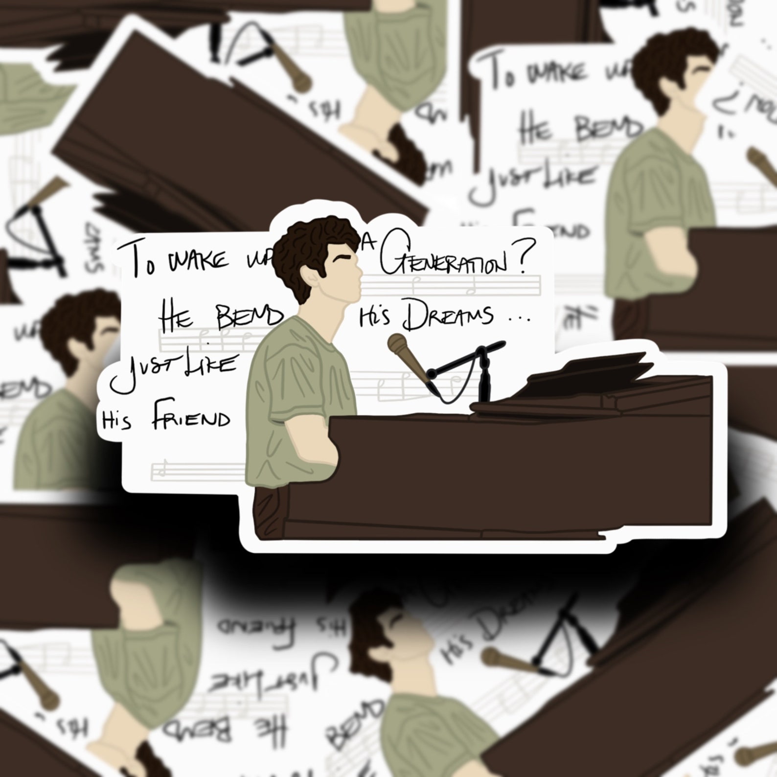 Andrew Garfield Tick Tick.. Boom Sticker Pack - Etsy