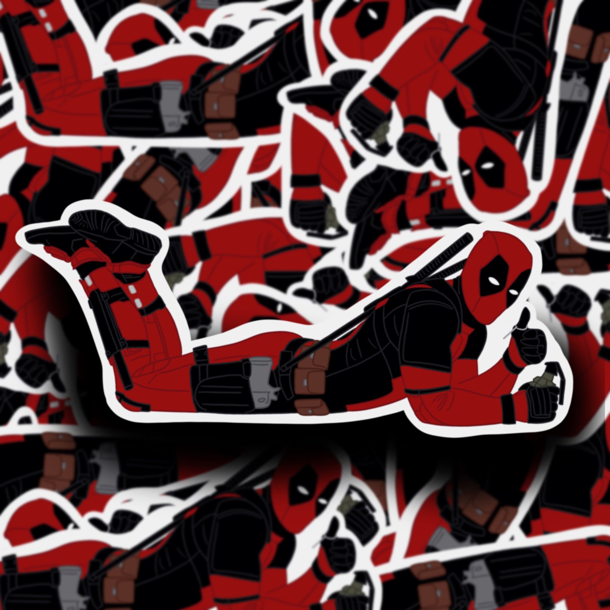 Deadpool Sticker Pack - Etsy