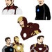 Iron Man Sticker Pack - Etsy