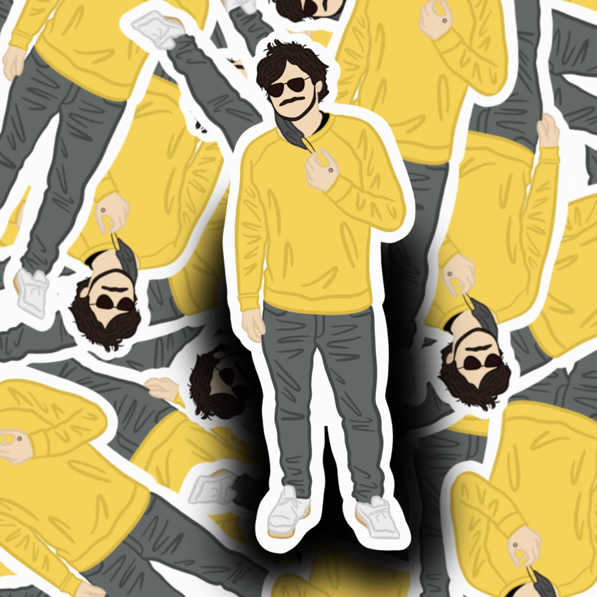 Pedro Pascal Vol. 5 Sticker Pack | Etsy