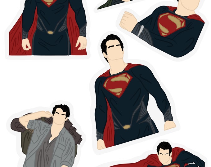 Man of Steel Sticker Pack - Etsy