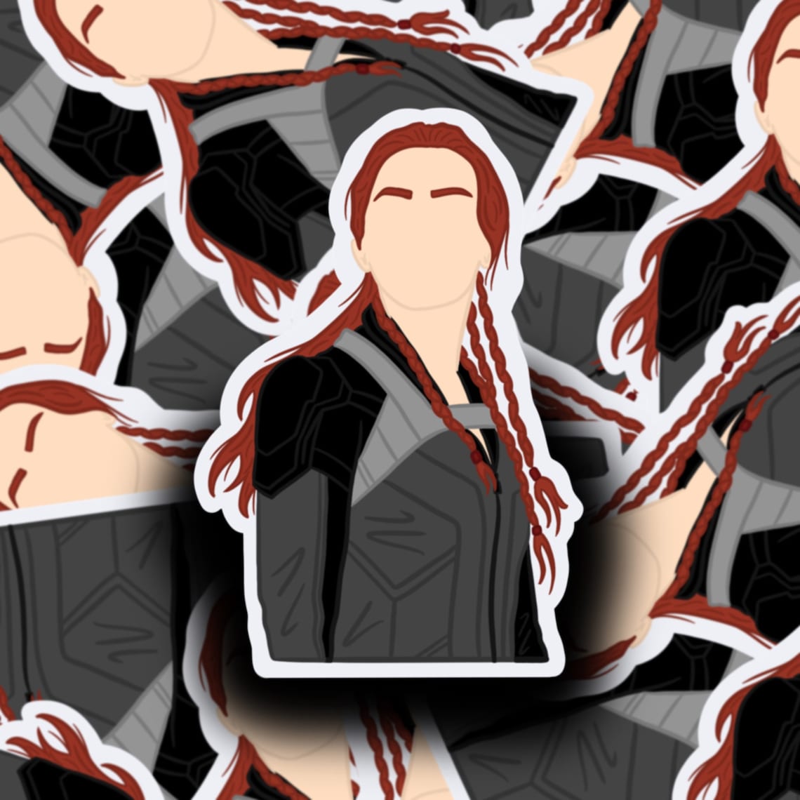 Black Widow Sticker Pack - Etsy