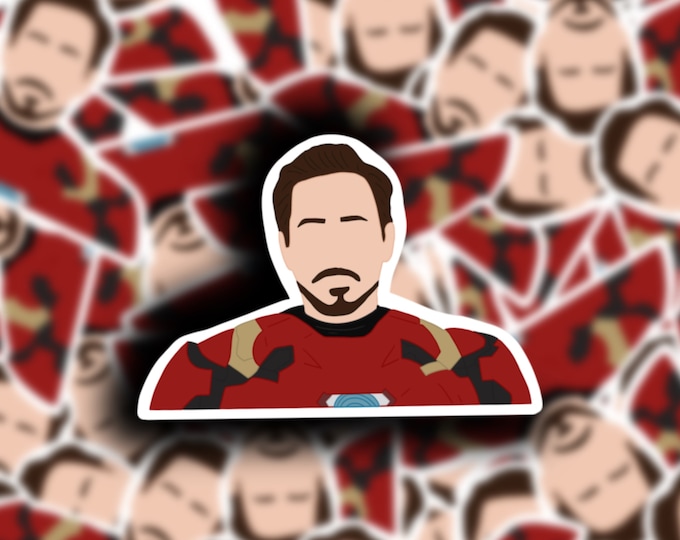 Iron Man Sticker - Etsy