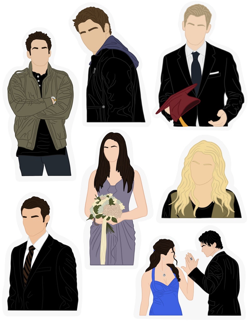 The Vampire Diaries Sticker Pack | Etsy