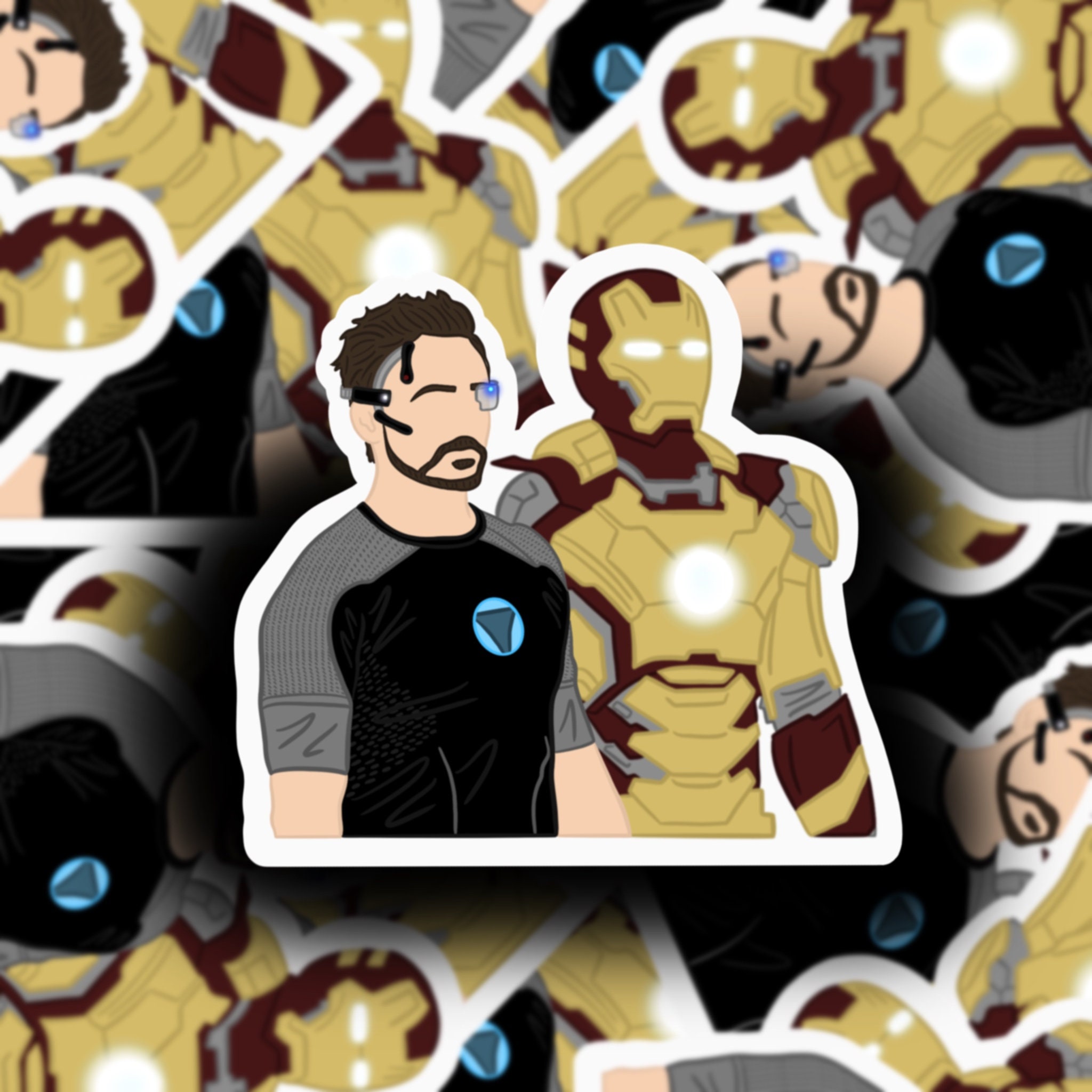 Iron Man Sticker Pack - Etsy