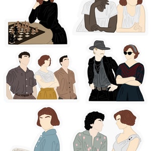Queen’s Gambit Sticker Pack - Etsy