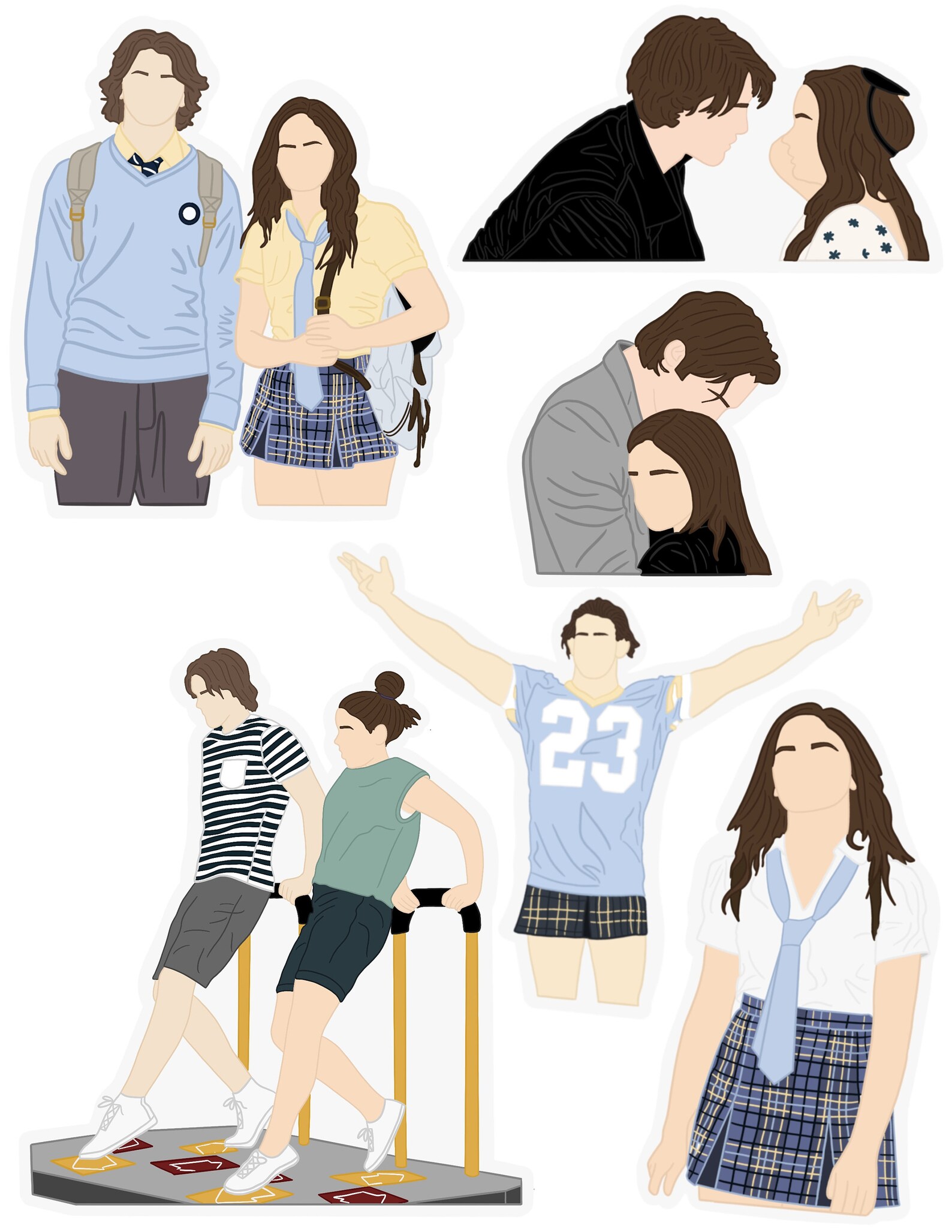 The Kissing Booth Sticker Pack - Etsy