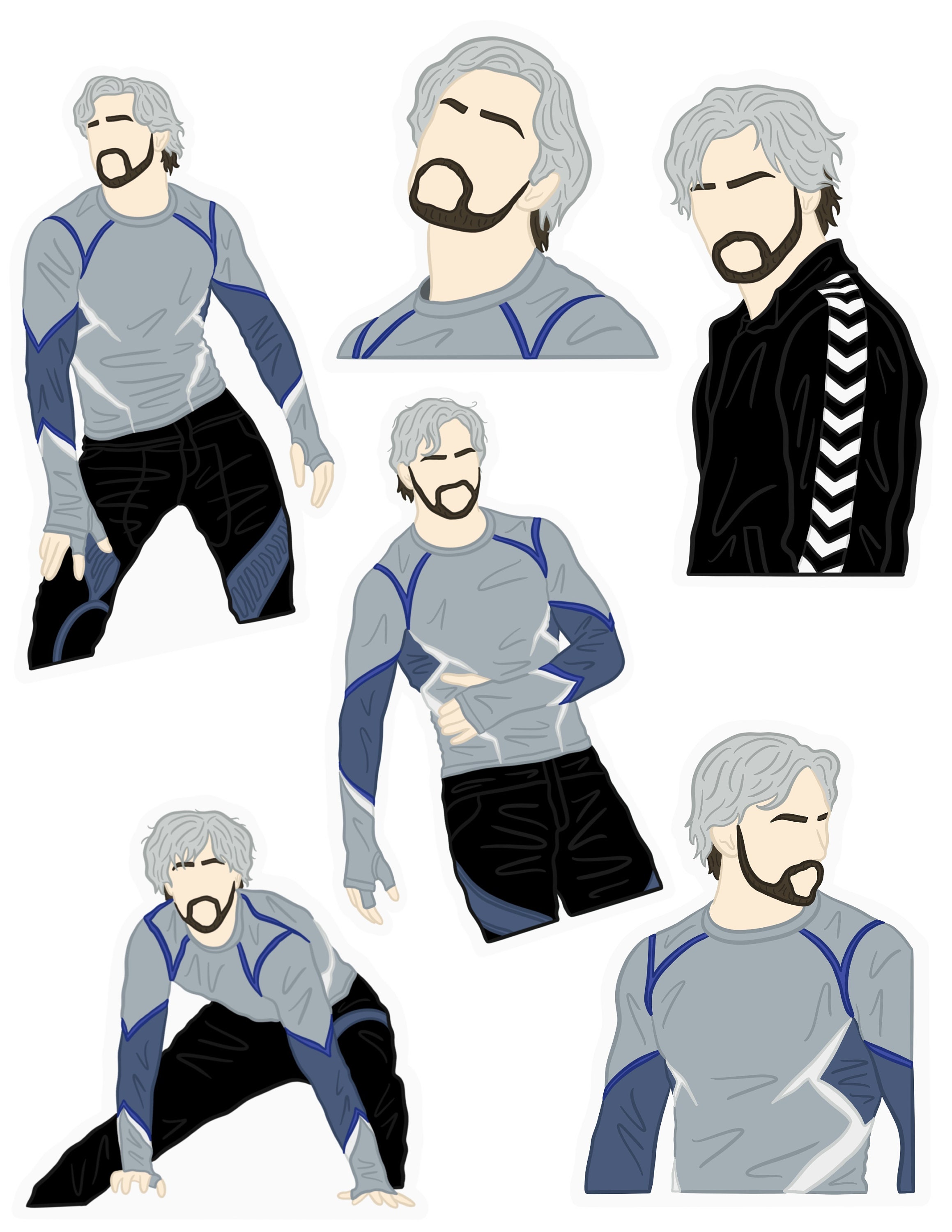 Pietro Maximoff Sticker Pack - Etsy