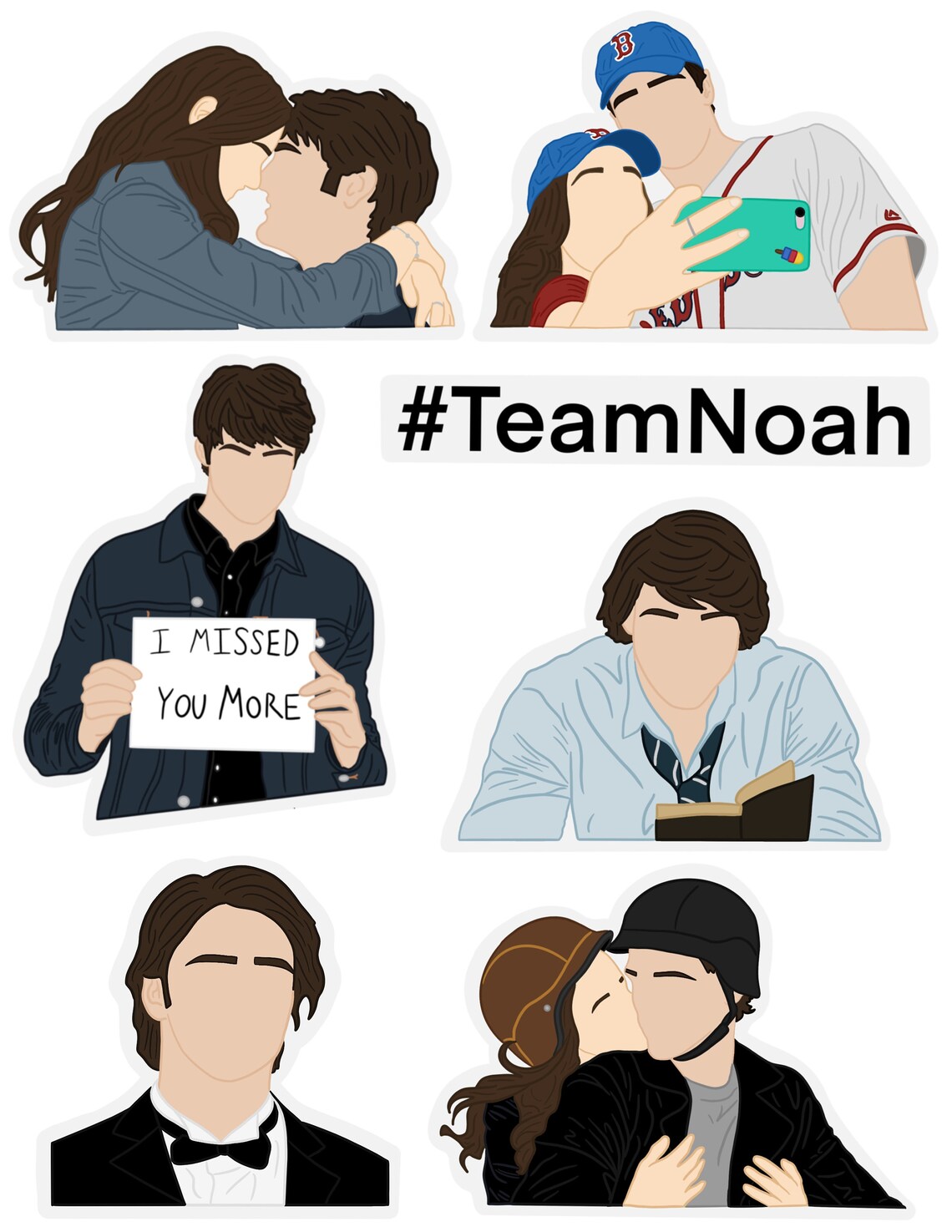 Team Noah Sticker Pack | Etsy