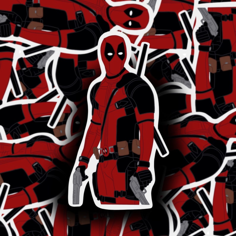 Deadpool Sticker Pack - Etsy