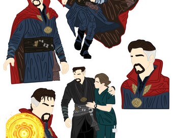 Dr. Strange Multiverse of Madness Sticker Pack | Etsy