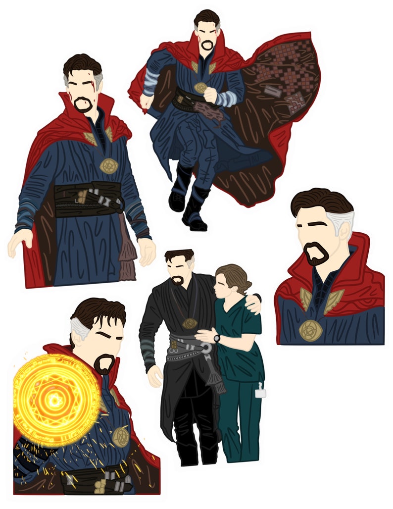 Dr. Strange Sticker Padk - Etsy