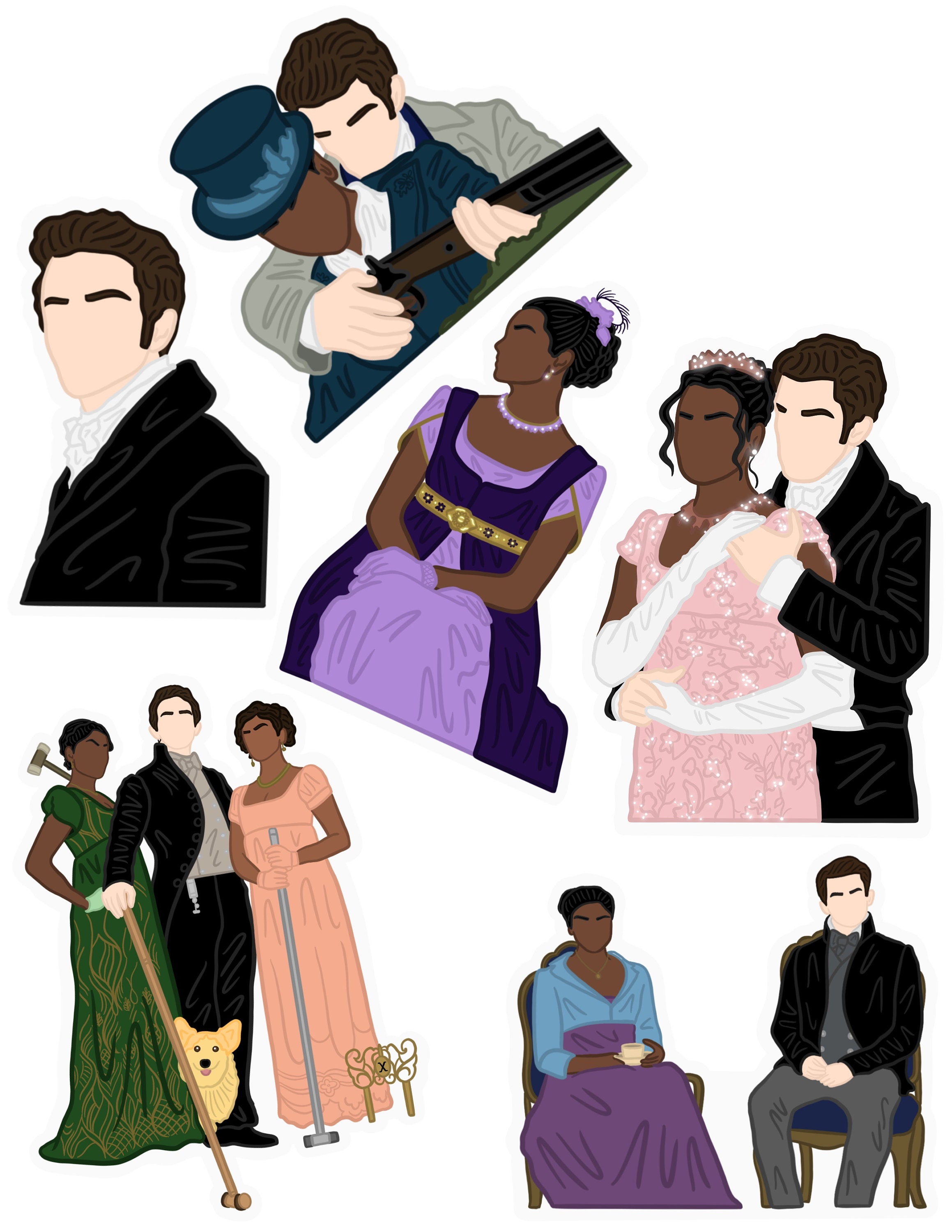 Bridgerton Season 2 Sticker Pack - Etsy