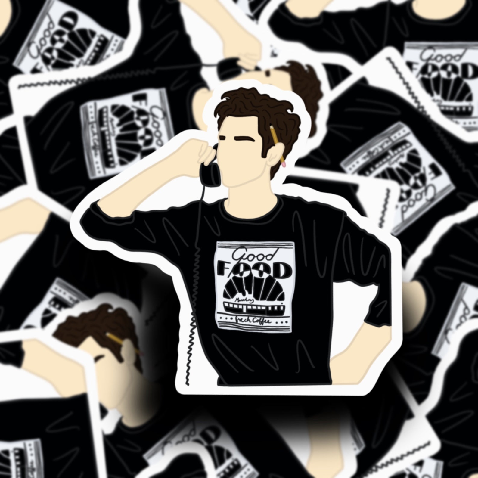 Andrew Garfield Tick Tick.. Boom Sticker Pack - Etsy