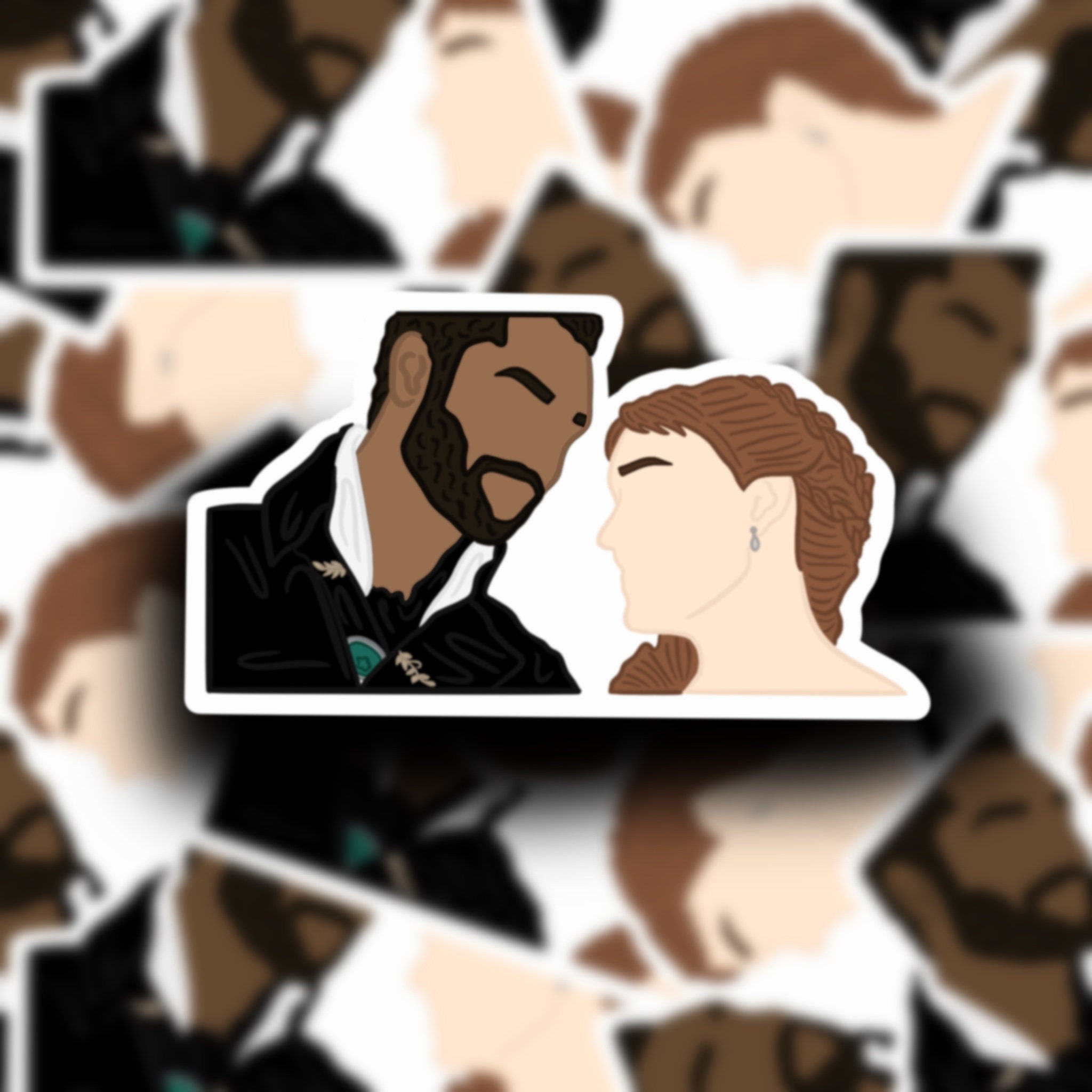 Bridgerton - Daphne and Simon Sticker Pack - Etsy