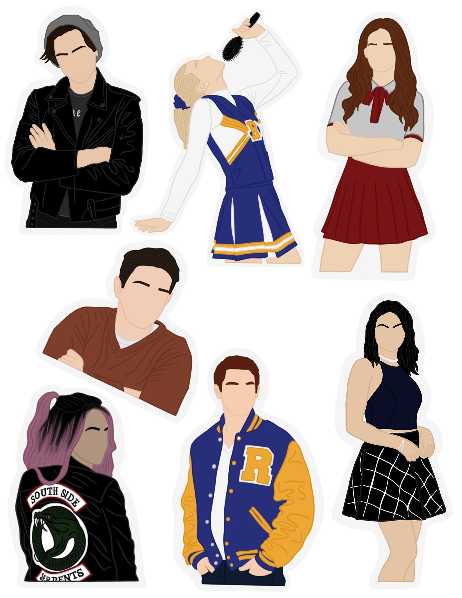 Riverdale Sticker Pack | Etsy