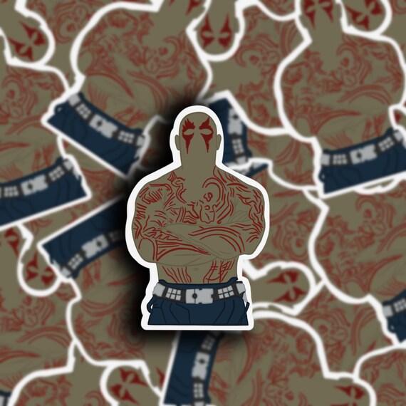 Drax Sticker | Etsy