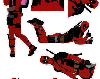 DEADPOOL Inspired Middle Finger Flipping Bird Funny 150 - Etsy