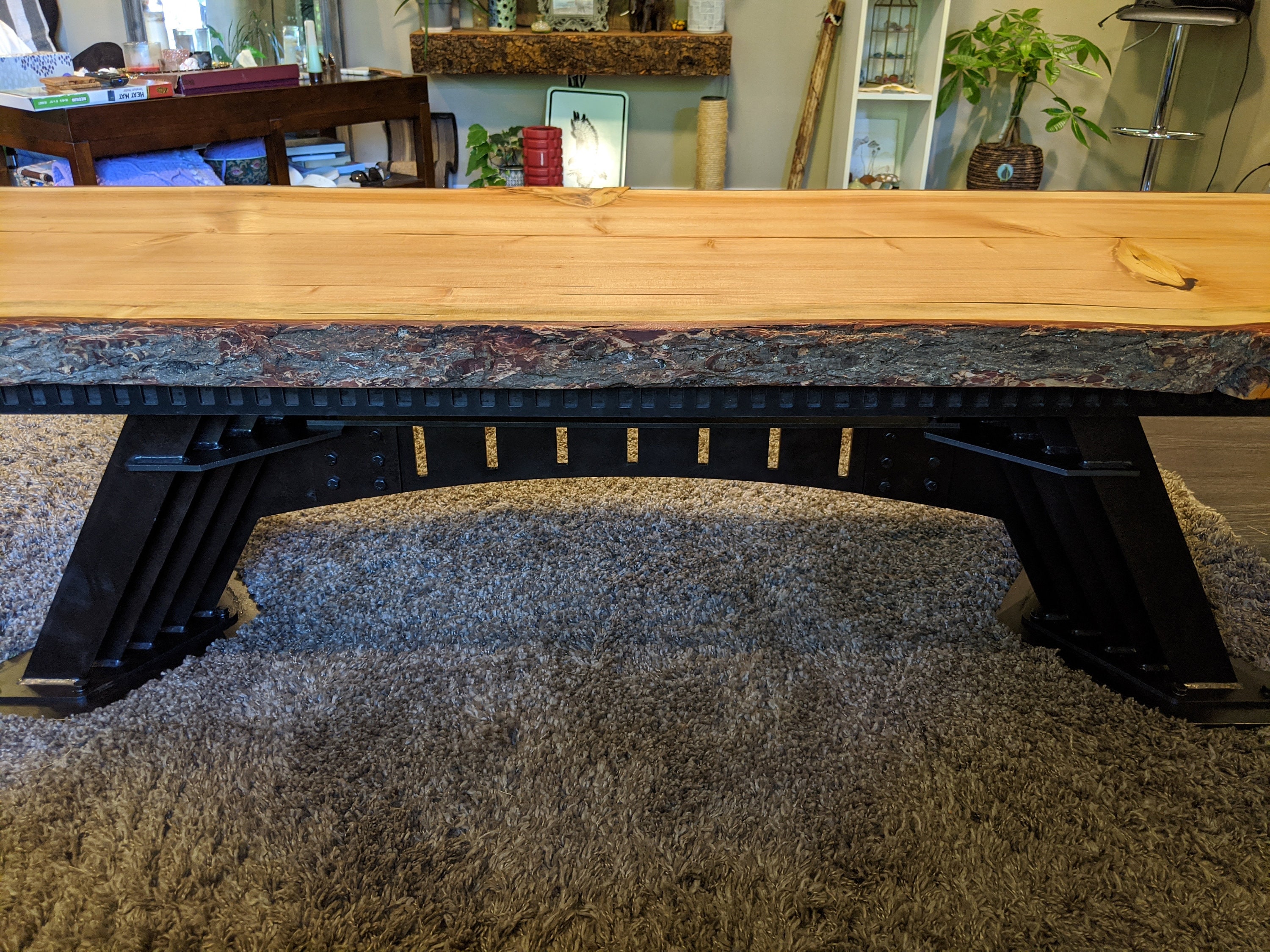 Industrial Coffee Table - Etsy