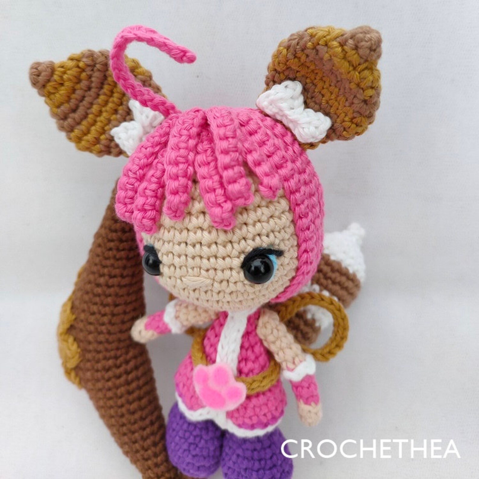 Chibi Doll Nana Crochet Pattern by Crochethea - Etsy