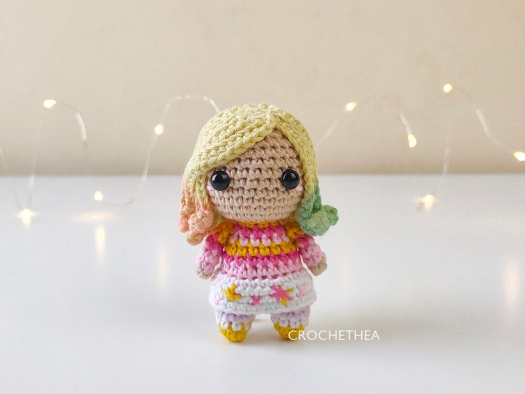 Cheerful Girl Crochet Pattern | PDF Amigurumi Pattern - Etsy