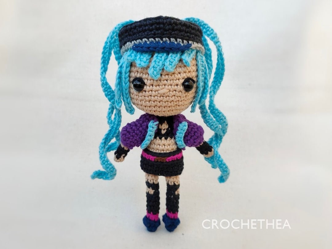 Chibi Doll Layla - Crochet Pattern by Crochethea - Etsy