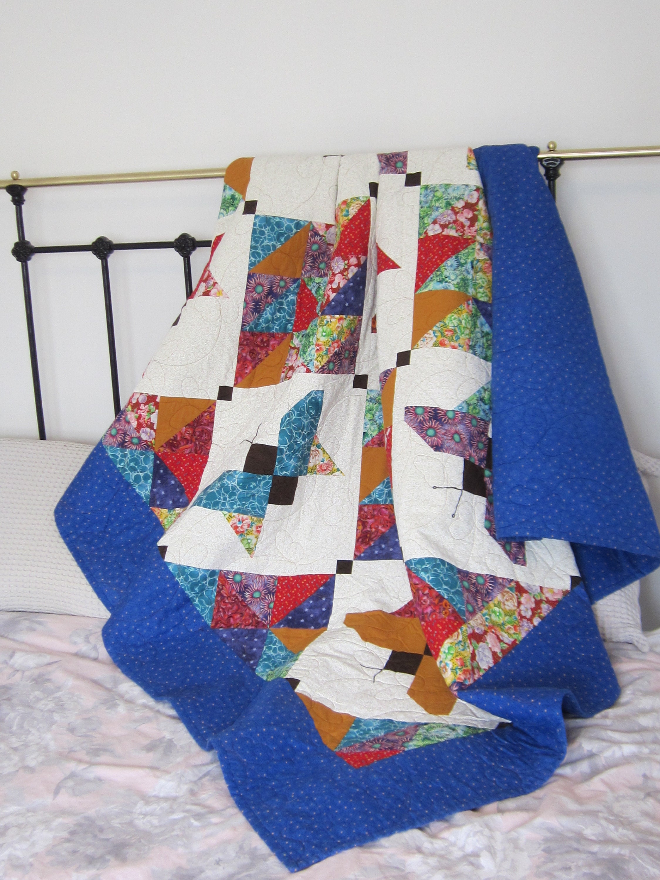 The Mystery of Spring Patchwork Quilt Queen Size Bed - Etsy Australia