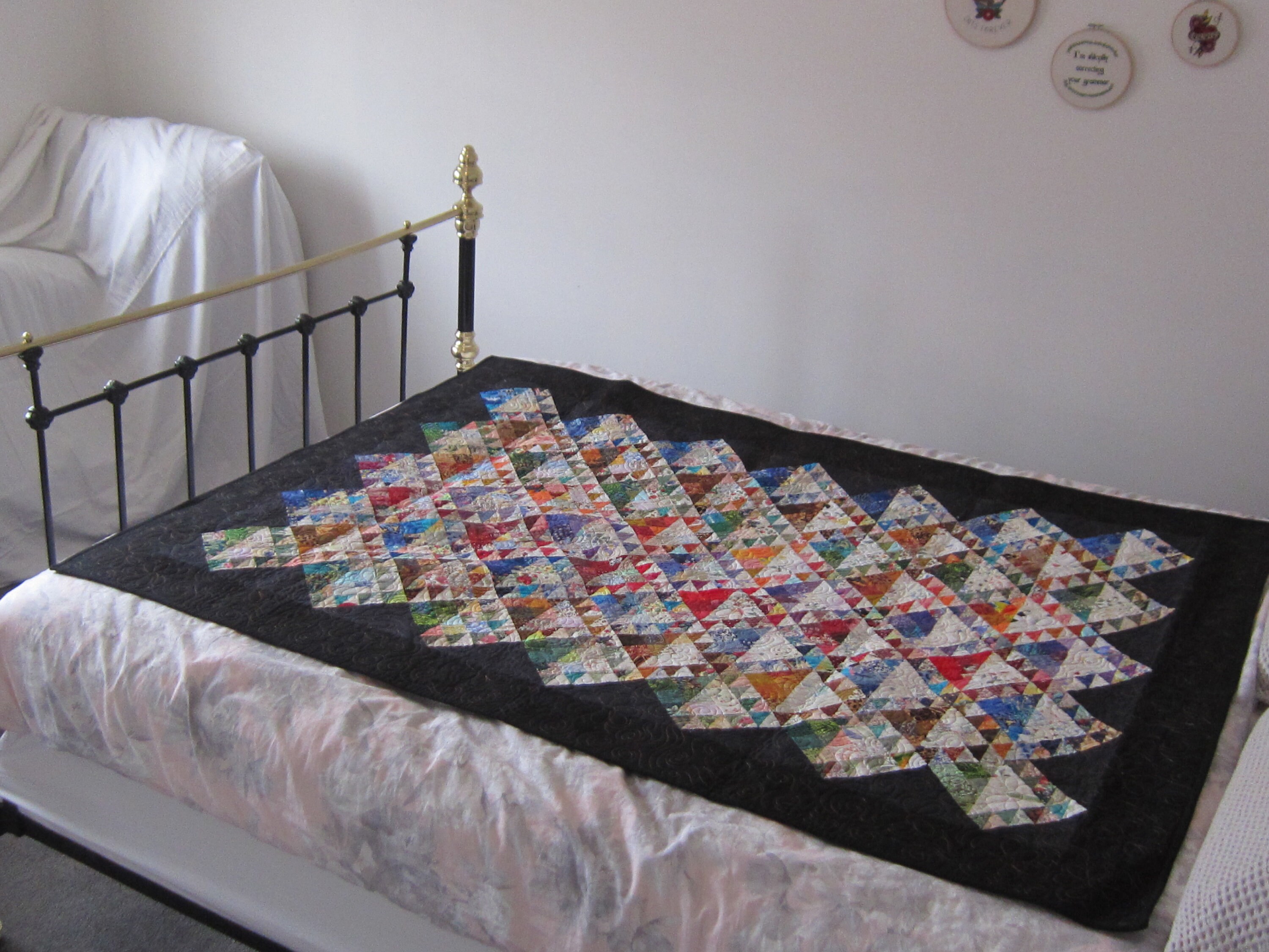 Under the Rainbow Patchwork Quilt Single Bed - Etsy