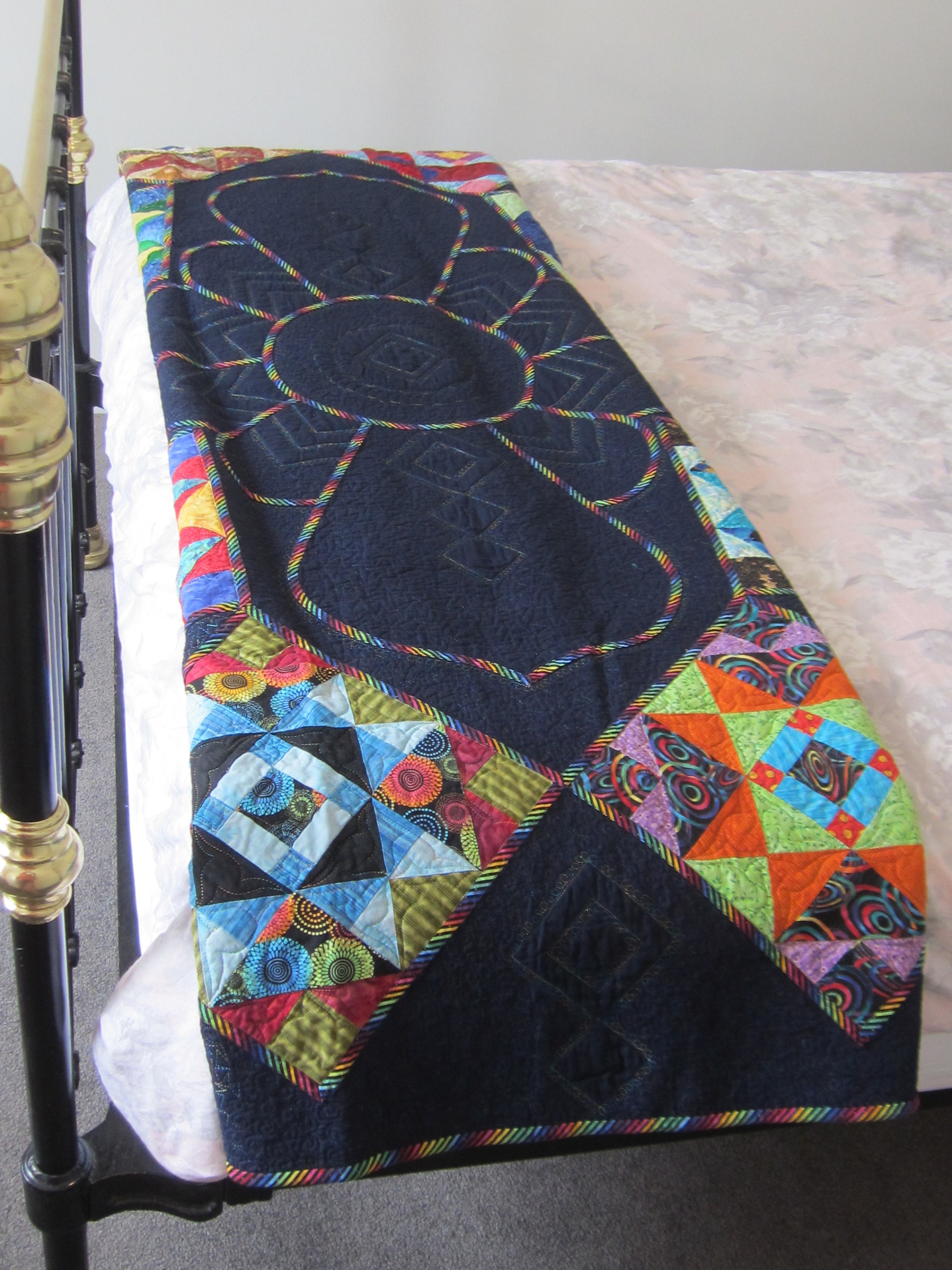 Friendships Are My Rainbow Patchwork Quilt Single Bed - Etsy