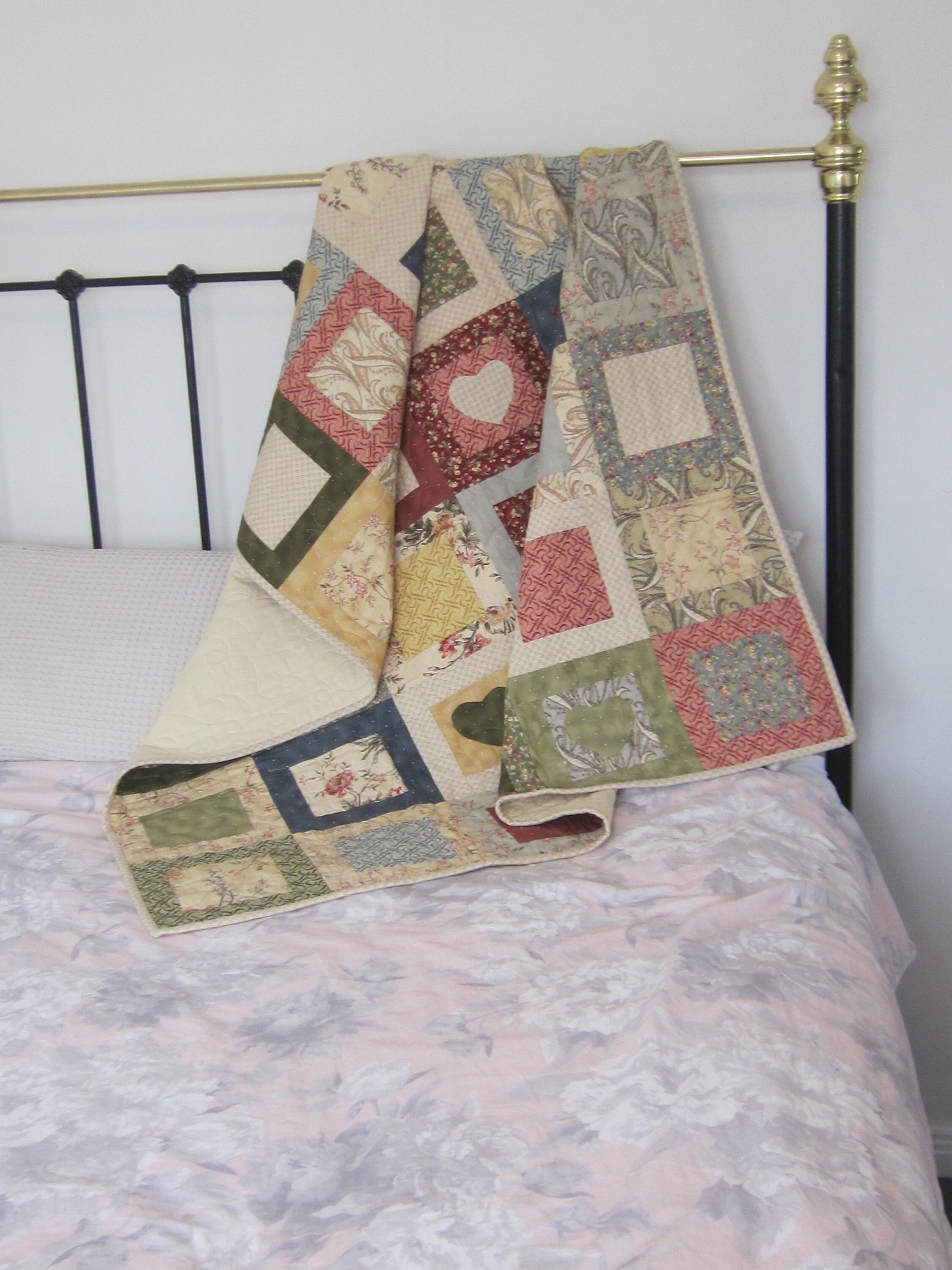 Rediscovering Love Patchwork Quilt Single Bed - Etsy