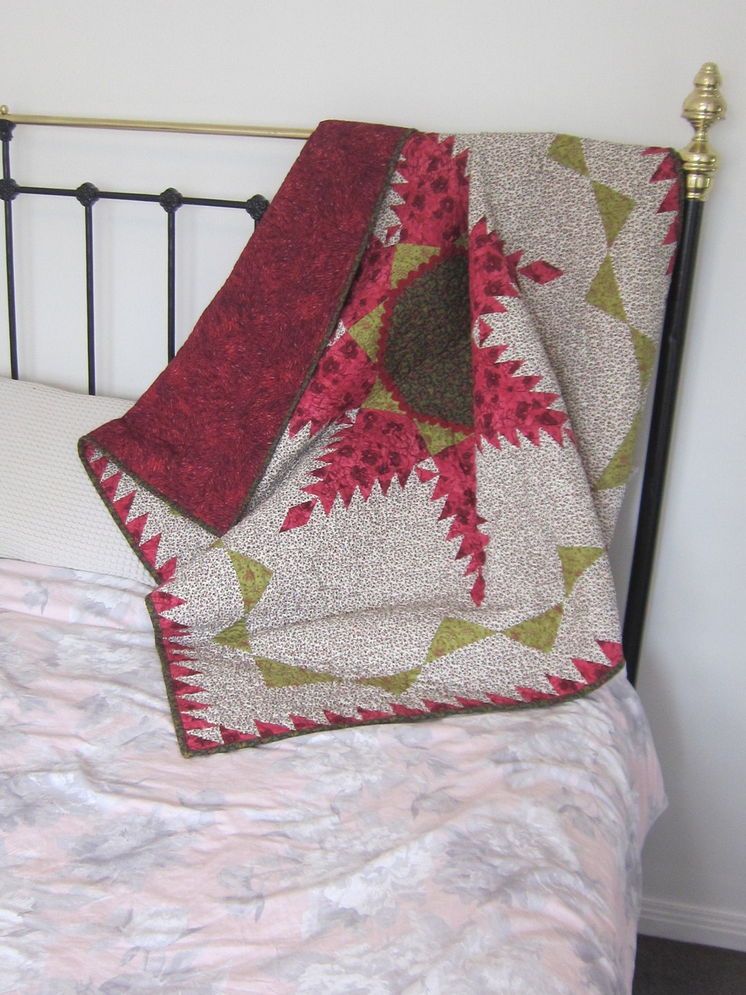 Can Cranberries Fly Patchwork Quilt Lap Size - Etsy