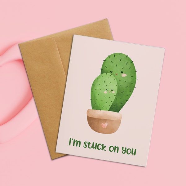 Stuck on You Cactus - Etsy